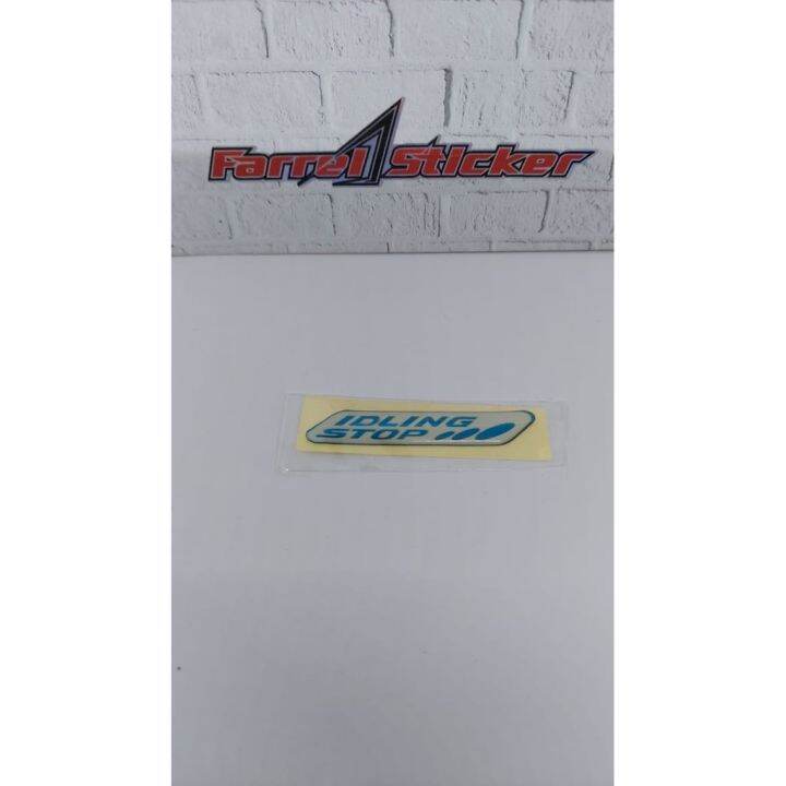 stiker ISS sticker idling stop | Lazada Indonesia