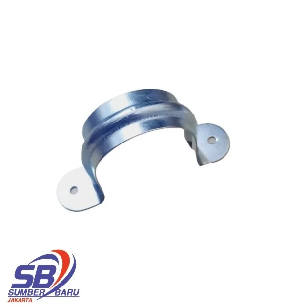 S BARU - 2 PCS Klem Omega 3/4 inchi Klem Pipa Paralon ke Tembok Besi Plat Tipis 3/4 | Lazada ...