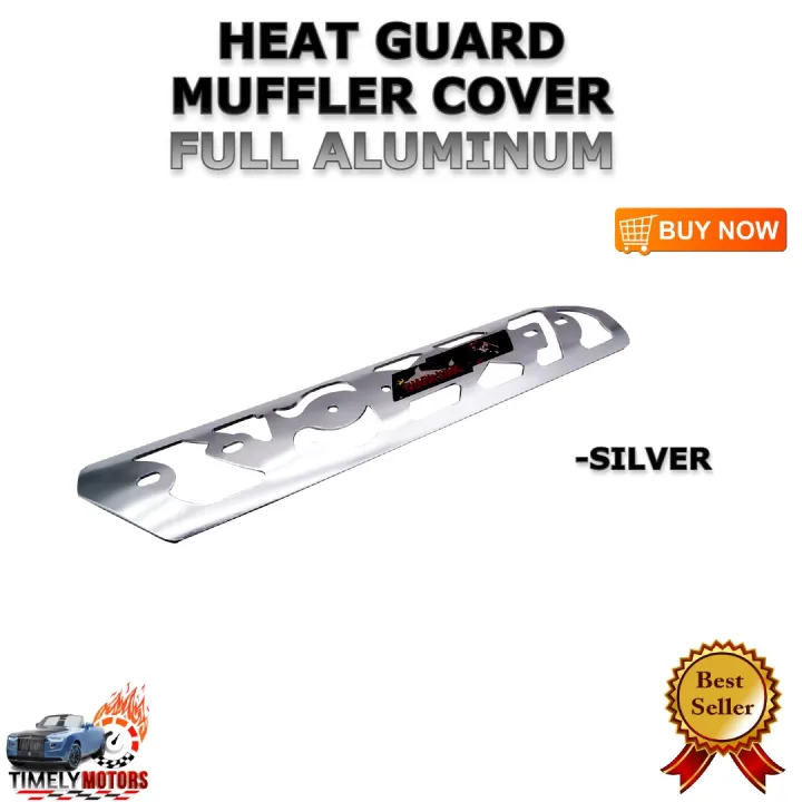 HONDA CLICK 125i | MOTORCYCLE HEAT GUARD / MUFFLER SILVER ALLOY ...