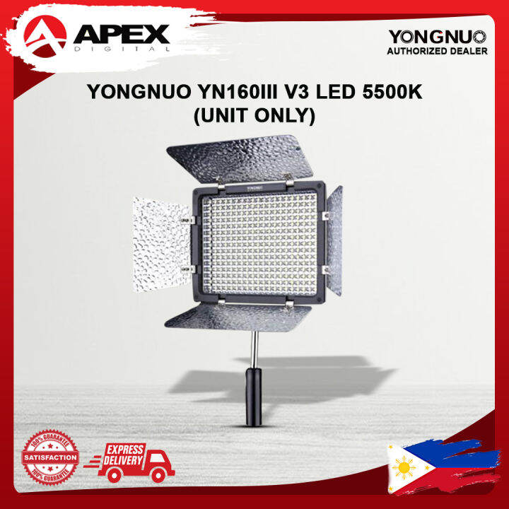 Yongnuo YN160 III V3 LED Video Light 5500k | Lazada PH