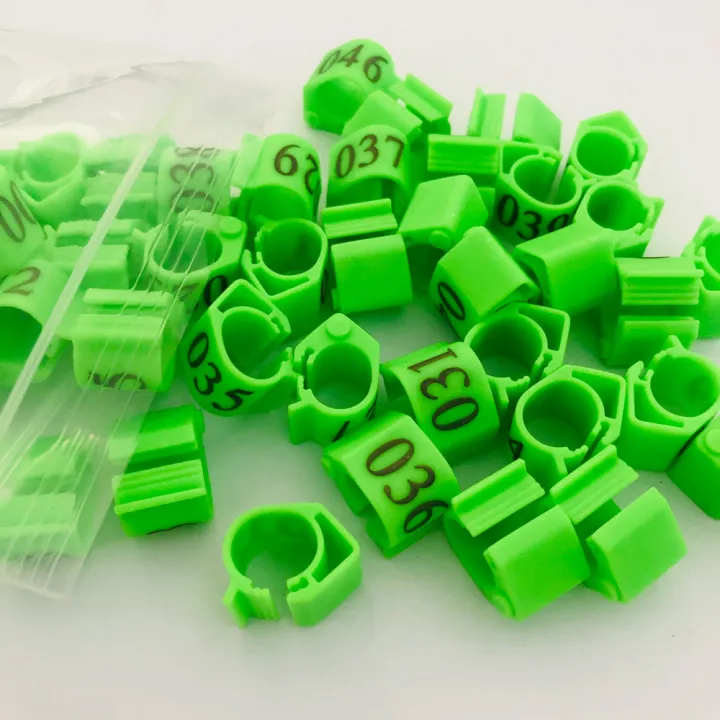 10Pcs 20Pcs Pigeon oval ring Blue Pigeon foot ring Adjustable Dove clip ...