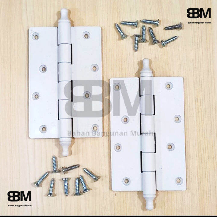 Engsel PVC Putih 5 " ( sepasang ) | Lazada Indonesia