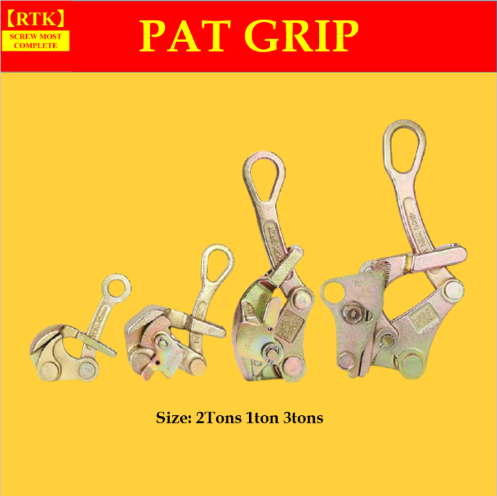 RTK 1TON/2TONS/3TONS Come along wire grip Wire Rope Grip Cable Grip ...