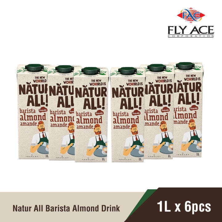 Natur All Barista Almond Drink 1L x6 | Lazada PH