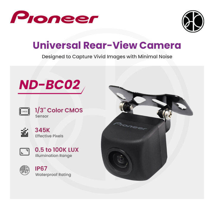 Pioneer ND-BC02 Universal Rear-View Camera | Lazada