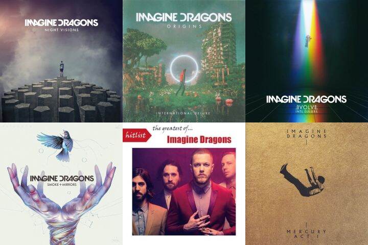 CD Audio คุณภาพสูง เพลงสากล Imagine Dragons - Discography (2012-2021 ...