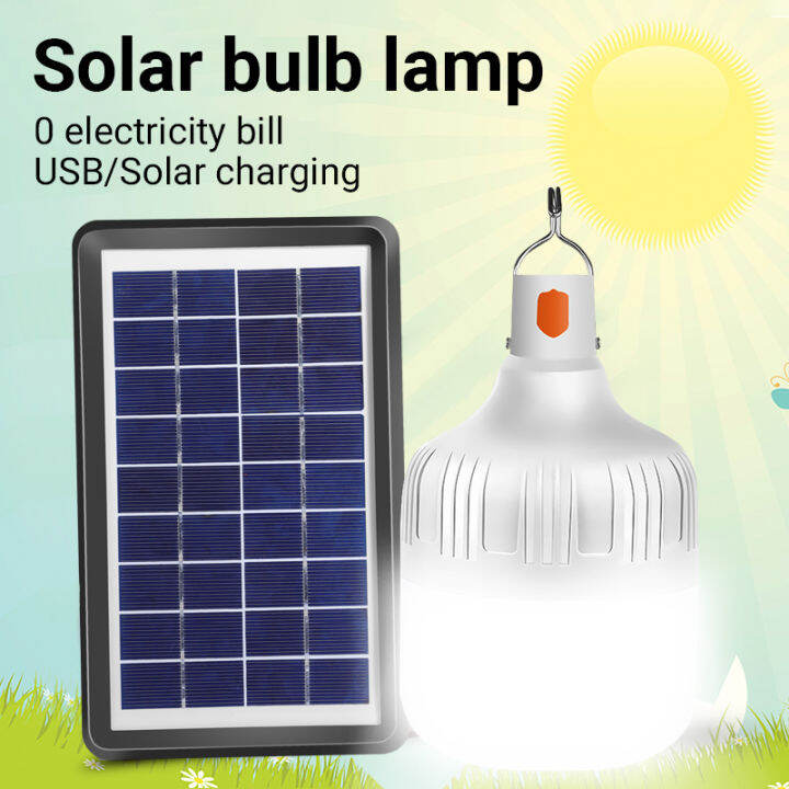 Solar LED bulb 25W 45W 65W 85W Outdoor garden light energy saving super ...