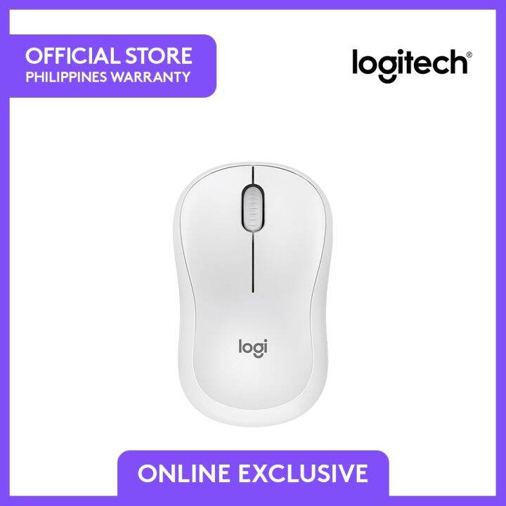 ONLINE EXCLUSIVE (White) Logitech M220 Silent Wireless Mouse, 2.4 GHz ...