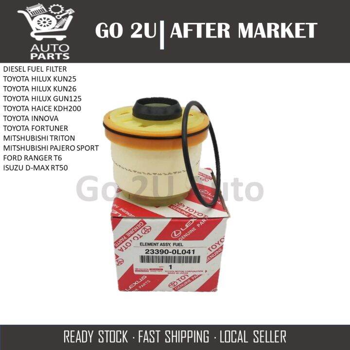 DIESEL FUEL FILTER TOYOTA-23390-YZZA1 TOYOTA HILUX KUN25/KUN26/GUN125 ...