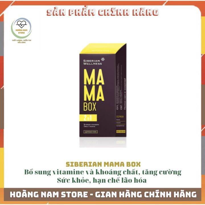 Thực phẩm siberian Mama Box , giúp bổ sung vitamine và khoáng chất, hỗ ...