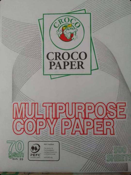 BOND PAPER CROCODILE BRAND (Short/Long/A4) | Lazada PH