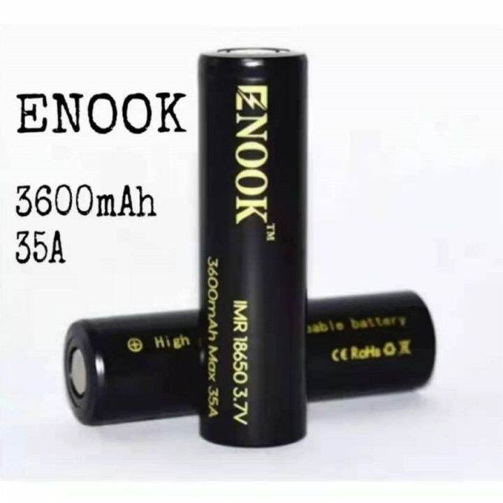 Authentic ENOOK 18650 3600MAH 35A (2PCS) | Lazada PH