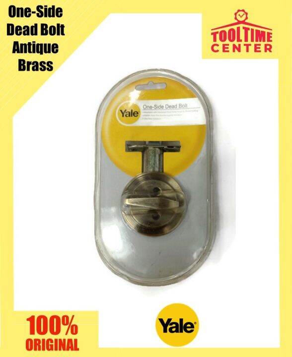 Yale One-Side Dead Bolt Antique Brass Model: V8101 US5 | Lazada PH