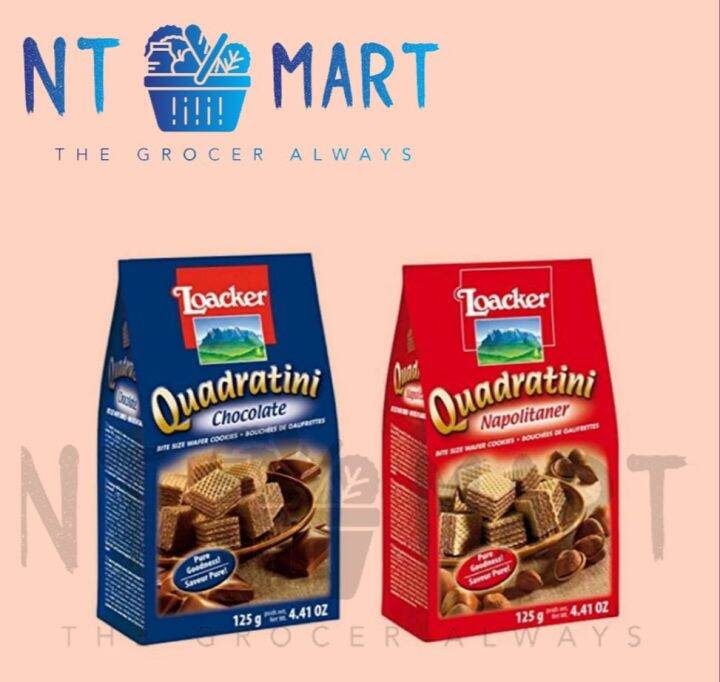 Loacker Quadratini Napolitaner / Chocolate 125g | Lazada