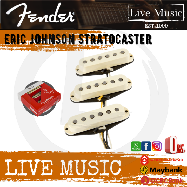 Fender Eric Johnson Stratocaster Pickups, Set of 3 | Lazada