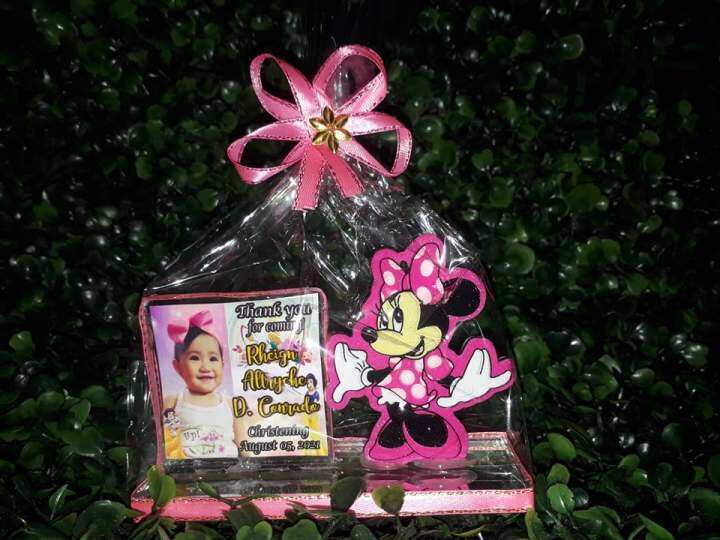 18 pcs Minnie Mouse Rubber Souvenir for binyag/christening/baptismal ...
