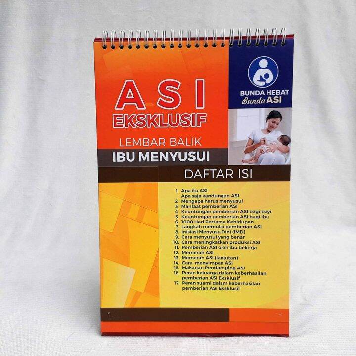 Lembar Balik ASI Eksklusif / Lembar Balik Menyusui | Lazada Indonesia