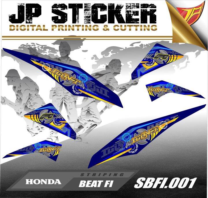 Stiker Beat Fi Lama - Sticker Striping List Variasi BEAT FI LAMA Th ...