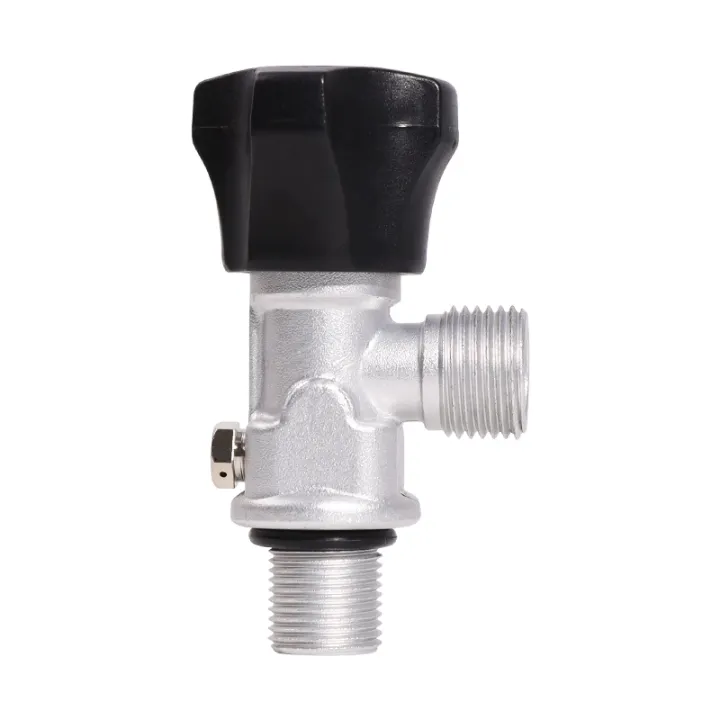 M18*1.5 Co2 cylinder aluminum tank valve M18x1.5 to CGA320 W21.8-14 G5 ...