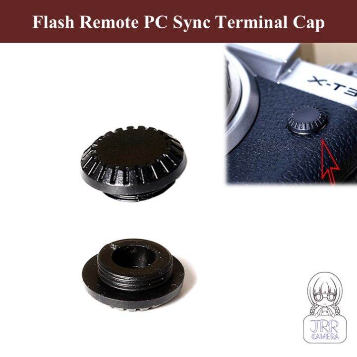 ฝาปิด PC Sync Terminal by JRR ฝาปิดช่องต่อแฟลช PC Sync ( Flash Remote PC Sync Terminal Cap ...