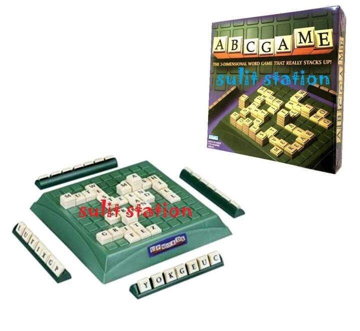 3D UPDWORD upwords 3DIMENSIONAL SCRABBLE BUILD STACK UP HIGH SPELLING ...