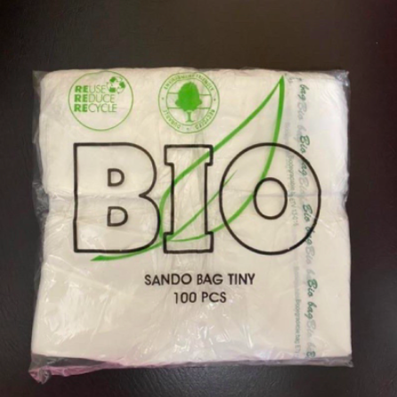 100pcs Bio Biodegradable Plastic Sando Bag MANIPIS Tiny Medium Large ...