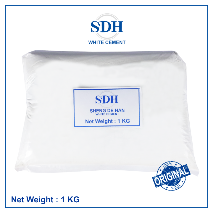 SDH White Cement Powder 1 KG Original High Grade Concrete Manufacturing ...