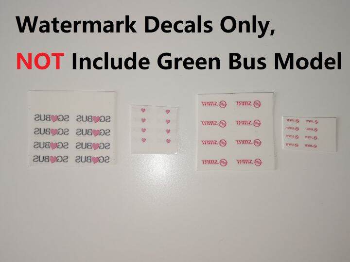 SG ️BUS and SMRT Logo Watermark Decals (1:110) | Lazada Singapore