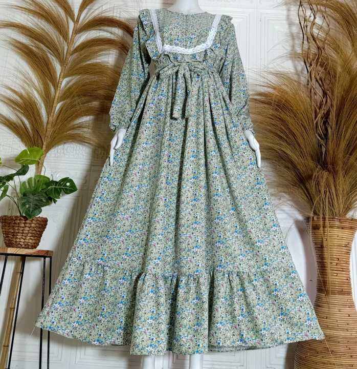 GAMIS WANITA TERBARU 2021/GAMIS SYAKILA RENDA REMPEL DADA TERBARU ...