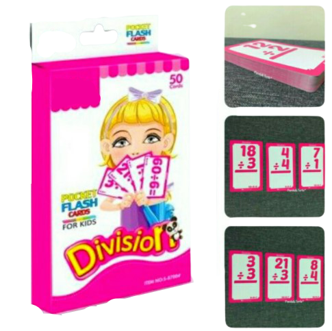 VFM Pocket Educational Flash Card Math Operations Pocket Flash Cards ...
