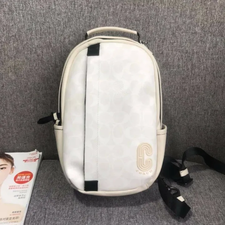 Coach Edge Pack In Signature Canvas Men's Leather Crossbody Bag 2337 ...