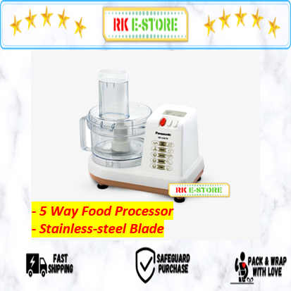 Panasonic Food Processor MK-5087M with 5 Attachments / Food Chopper ...