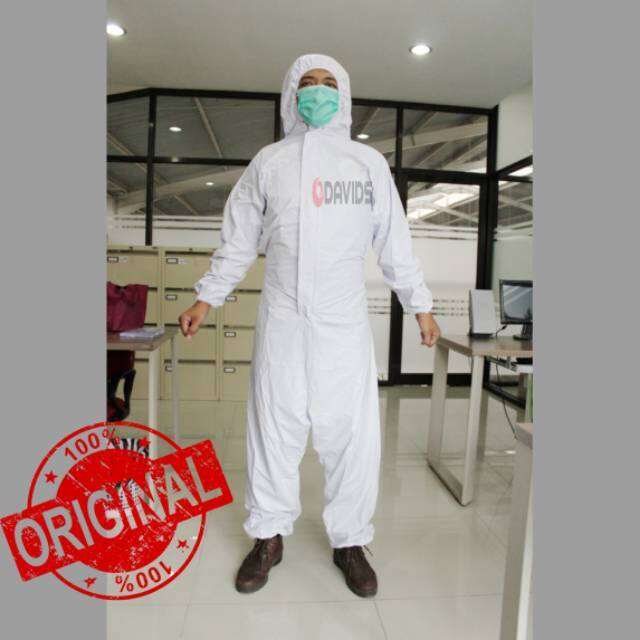 Baju apd hazmat medis bisa dicuci / baju apd gown anti air | Lazada ...