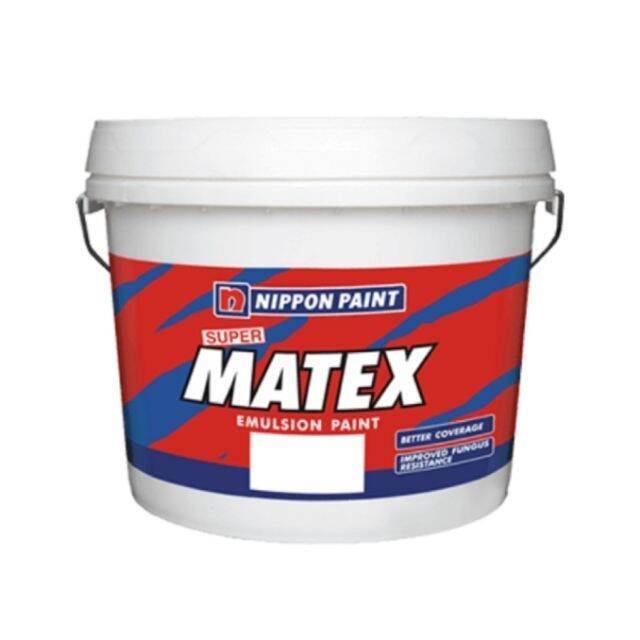 (7 Liter) Nippon Super Matex Emulsion Interior Wall & Ceiling Paint ...
