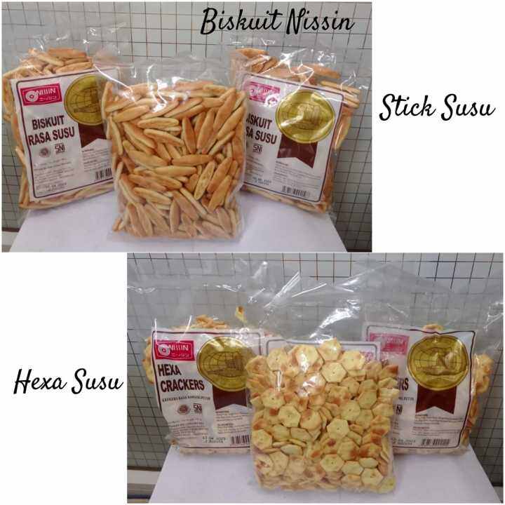 Biskuit Nissin Susu/Nissin Hexa Crackers/Nissin Stik Susu/Biskuit ...