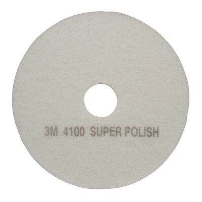 3M Floor Pad 20'' - White Super Polish Pad 4100 | Lazada PH