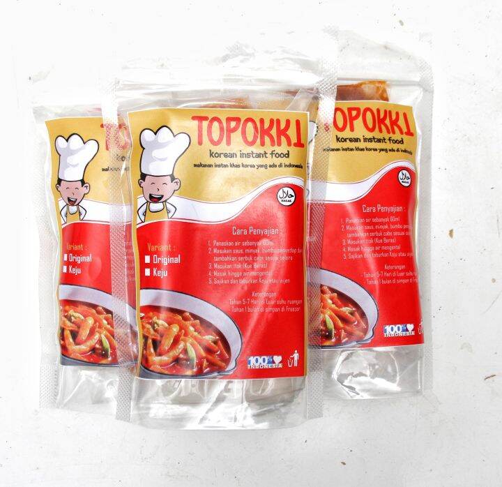 PAKET 2 - PIC- TOPOKKI - TOPOKKI INSTAN - TOPOKKI HALAL - TOPOKKI PEDAS ...