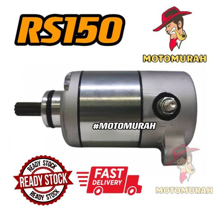 HONDA RS150 V1 V2 STARTER MOTOR ASSY ACLASS RS RS150R "MOTOMURAH" | Lazada