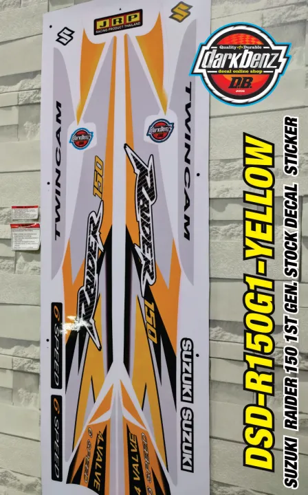 Quality Custom Stock Sticker Decal for Raider 150 First Generation ...