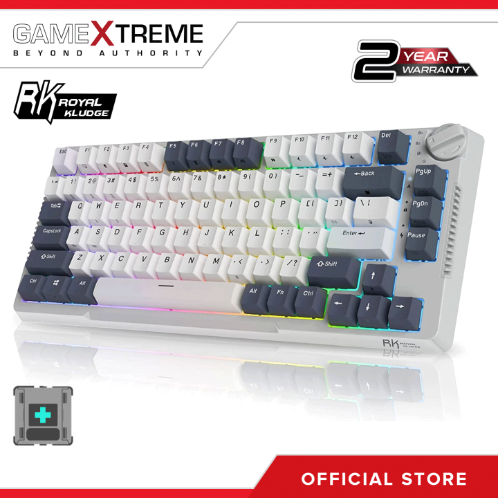 Royal Kludge RKH81 Tri-Mode RGB 81 Keys Hot Swappable Mechanical ...