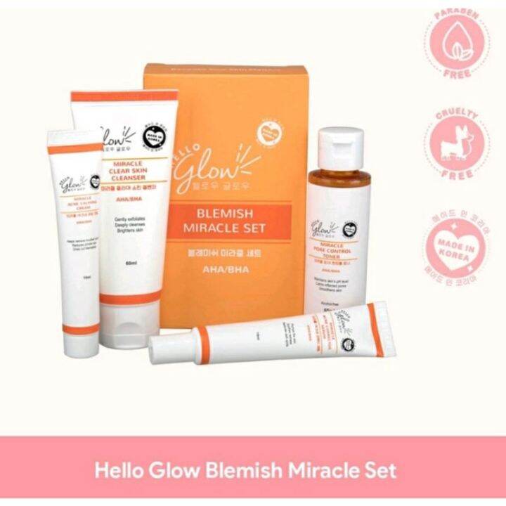 HELLO GLOW BLEMISH MIRACLE SET | Lazada PH