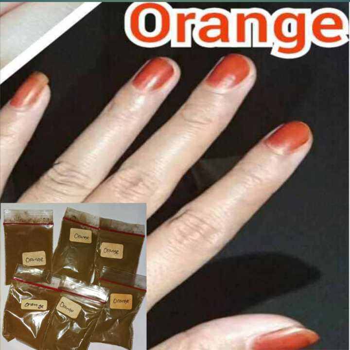 KUTEK MUSLIM HENNA PACAR ARAB BUBUK ORANGE / kutek muslimah sah di ...
