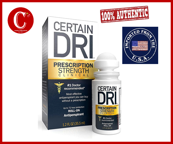 Certain Dri Prescription Strength Clinical Antiperspirant & Deodorant ...