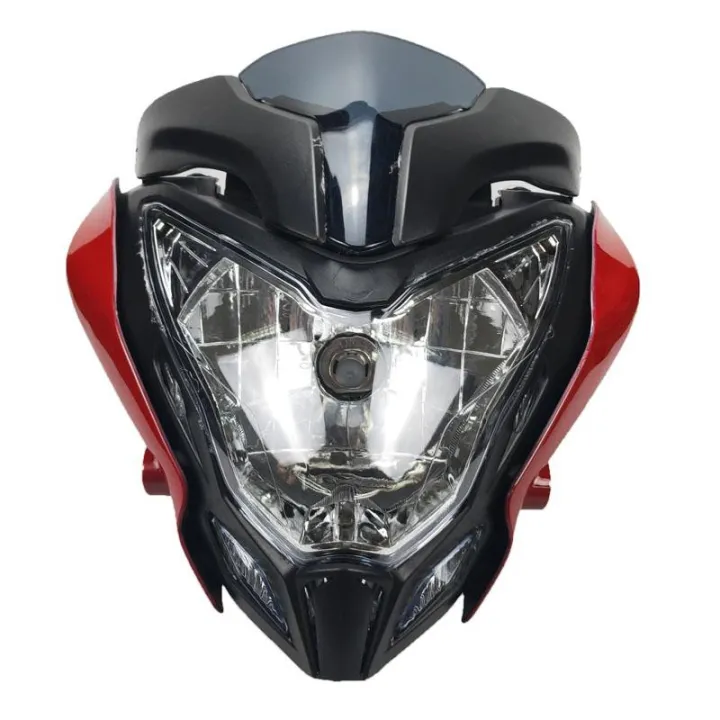 New Headlight Assembly Kawasaki NS-200 BlackRed | Lazada PH
