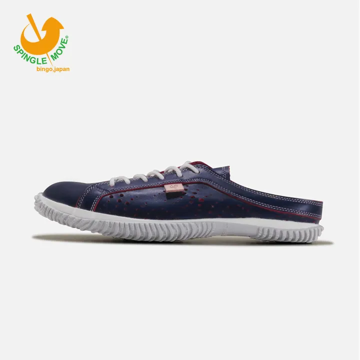 Spingle Move, Unisex Shoes for men and women, Navy Sneakers, Cow ...