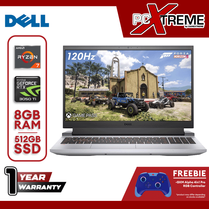 Dell 15.6" FHD Laptop Ryzen 7 5000 Series 8GB RAM 512GB SSD NVIDIA ...