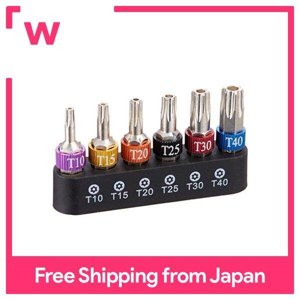 [trad] 6 pcs Bit Set for Torx Screws|TCT-630/T10, T15, T20, T25, T30 ...