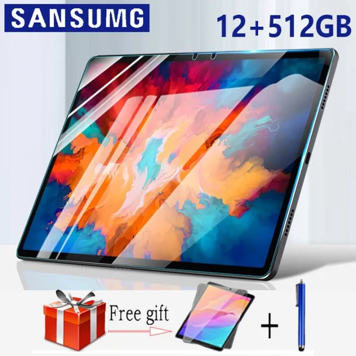 tablet S7 แท็บเล็ต 12GB 512GB แท็บเล็ตราคาถูก Android10 Tablet แท็บเล็ตถูกๆ เรียนรู้คอมพิวเตอร์ ...
