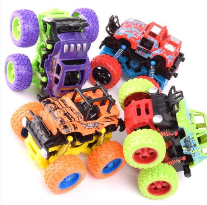 Big Wheels 4 Wheels Monster Zap 4x4 1:36 Scale Friction Power Car Push ...