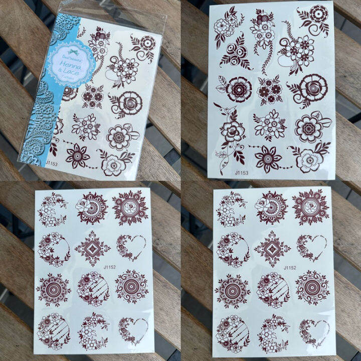 [Ready Stock] Sticker Inai Budak/Kids/Inai Mini | Lazada